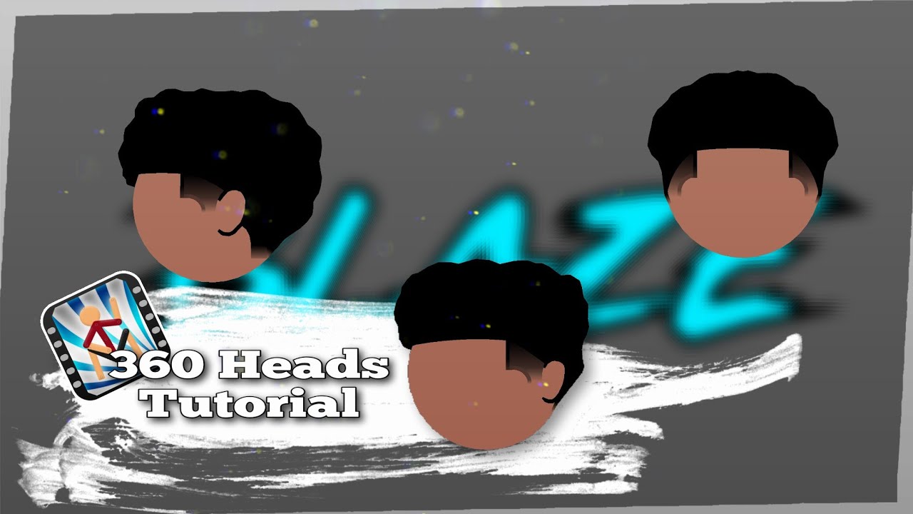How I Make Heads In 360 On Stick Nodes Tutorial Blaze Nodes Youtube