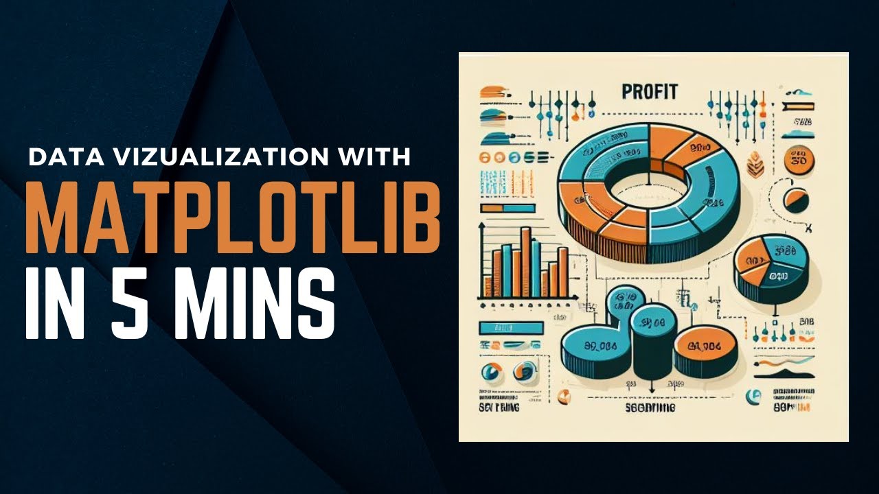 Learn Matplotlib In 5 Minutes Matplotlib Python Tutorial Youtube
