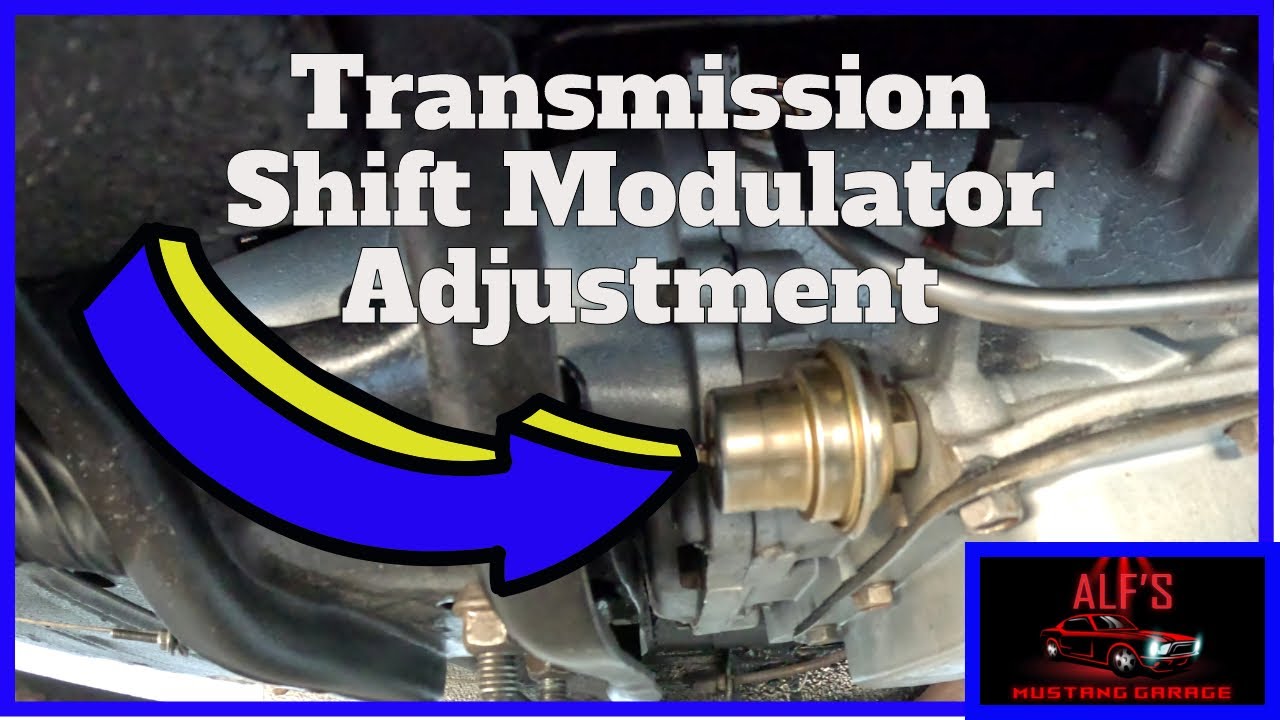 How To Adjust Your Transmission Shift Modulator Valve C4 Automatic