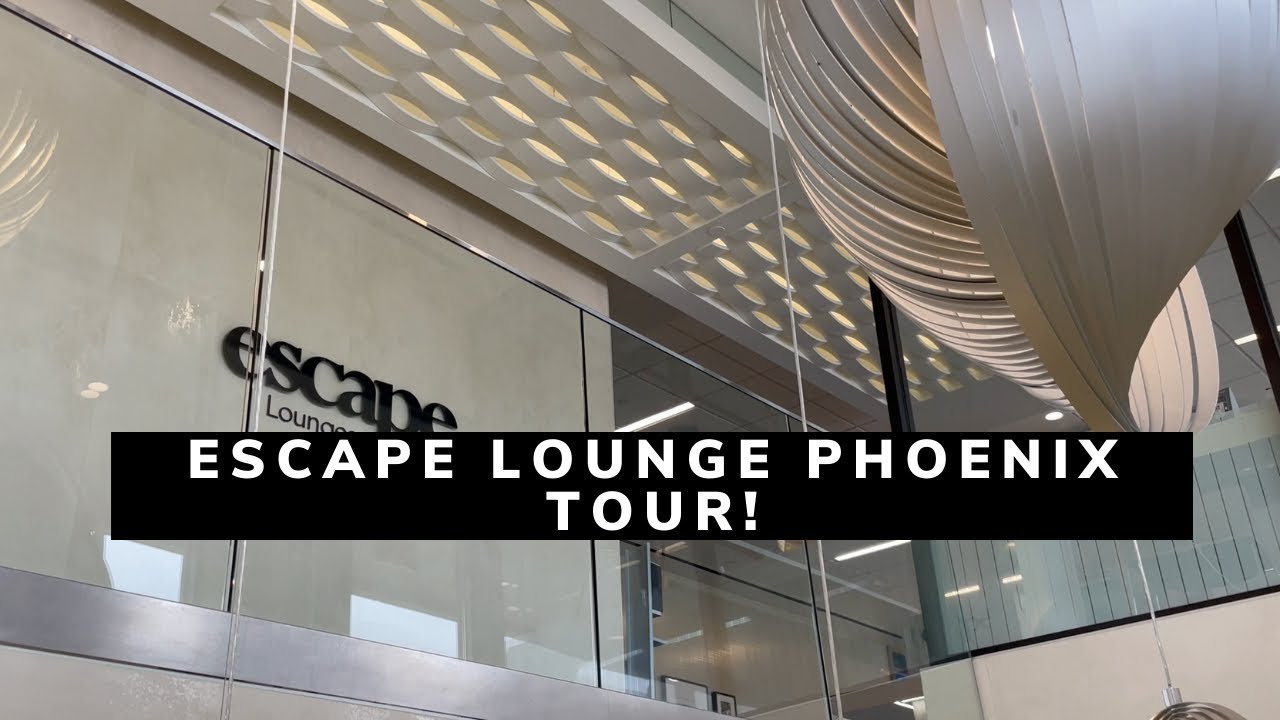 Escape Lounge Phoenix Tour Great Option With Your Amex Platinum Card