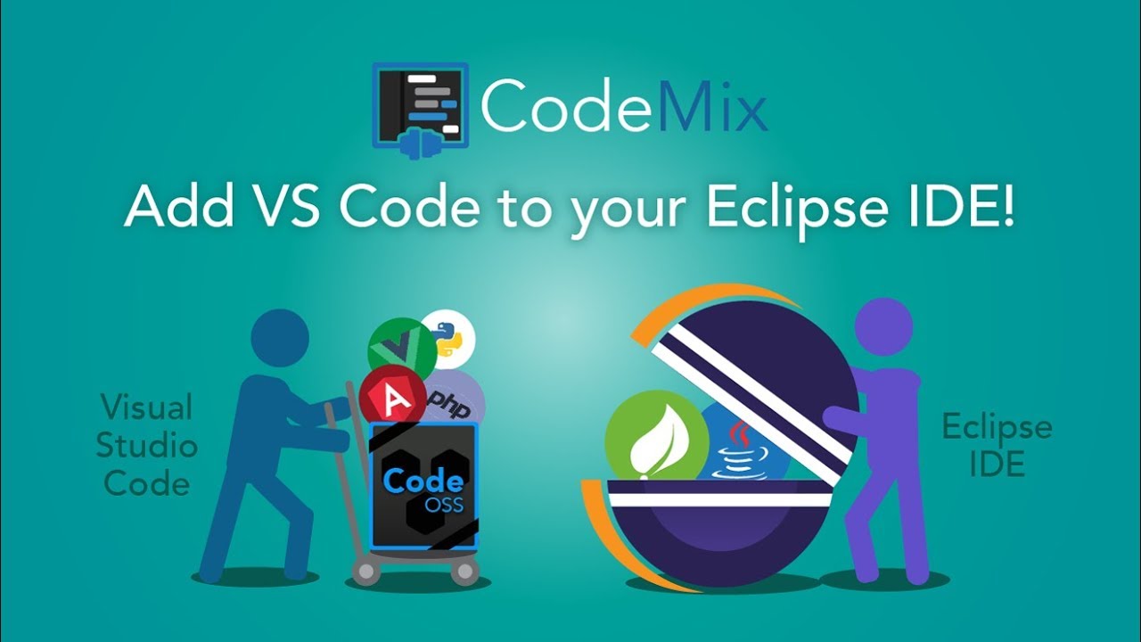 Vs Code Eclipse Together With Codemix 3 Python Vue Angular