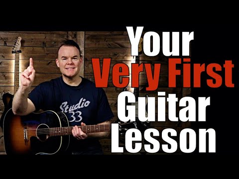 Brand New To Guitar Start Here Very First Beginner Guitar Lesson
