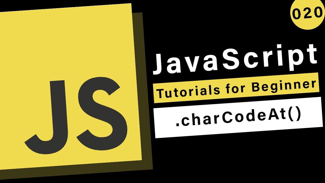 Javascript Basics Charcodeat Youtube