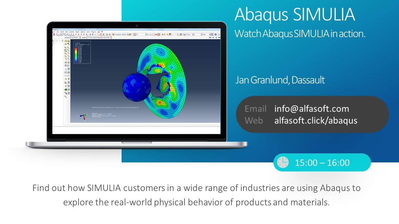 Abaqus Watch Abaqus Simulia In Action Youtube