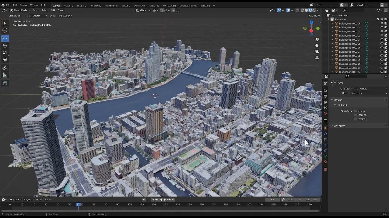 ว ธ การสร าง Google Map 3d Data Into Blender Youtube
