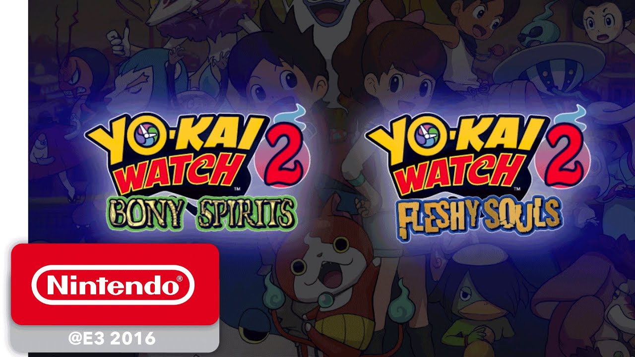 Yo Kai Watch 2 Demonstration Nintendo E3 2016 Youtube