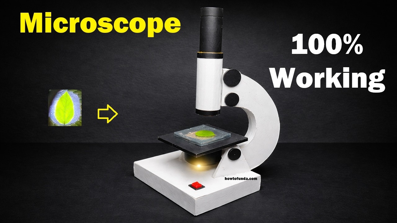 How To Make Microscope Working Model For Science Project Exhibition