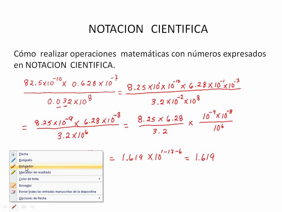 Notacion Cientifica 3 Youtube