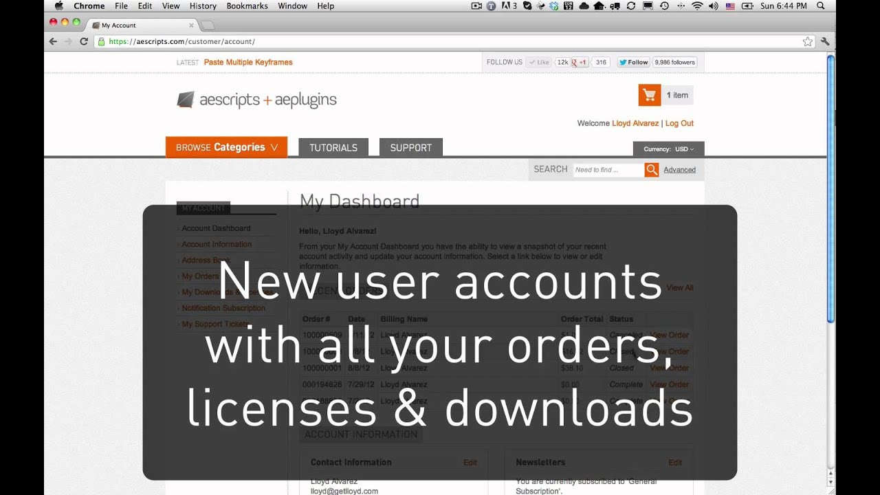 Welcome To The All New Aescripts Aeplugins Youtube