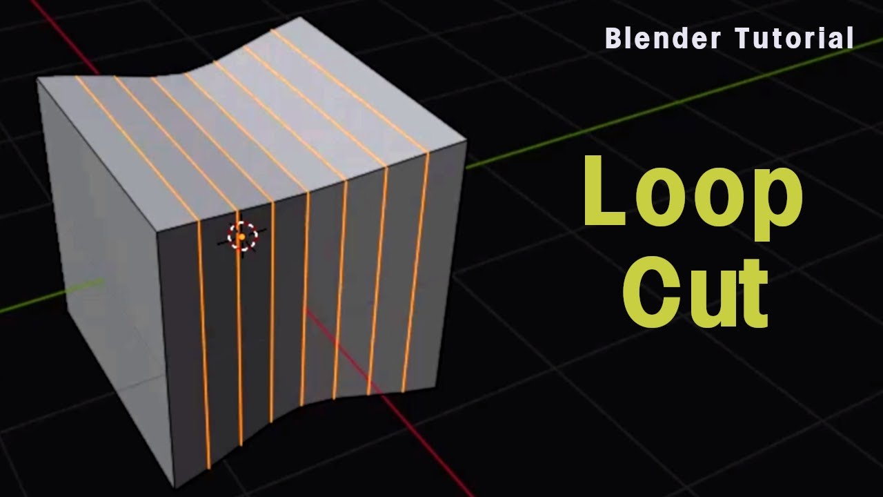 How To Make A Loop Cut Fast And Easy Blender 4 0 1 Tutorial Youtube