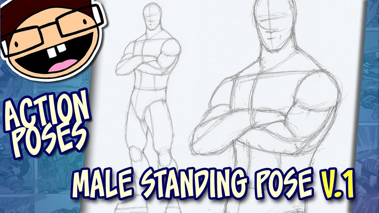Anime Male Standing Poses