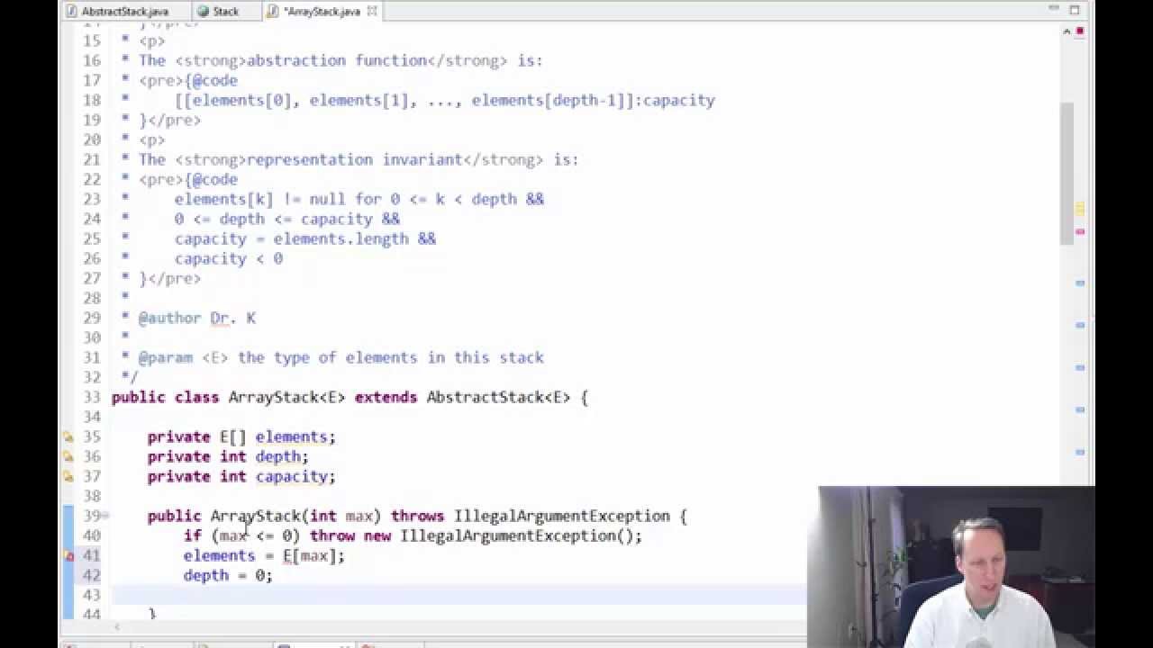 Boundedstack6 Arraystack Youtube