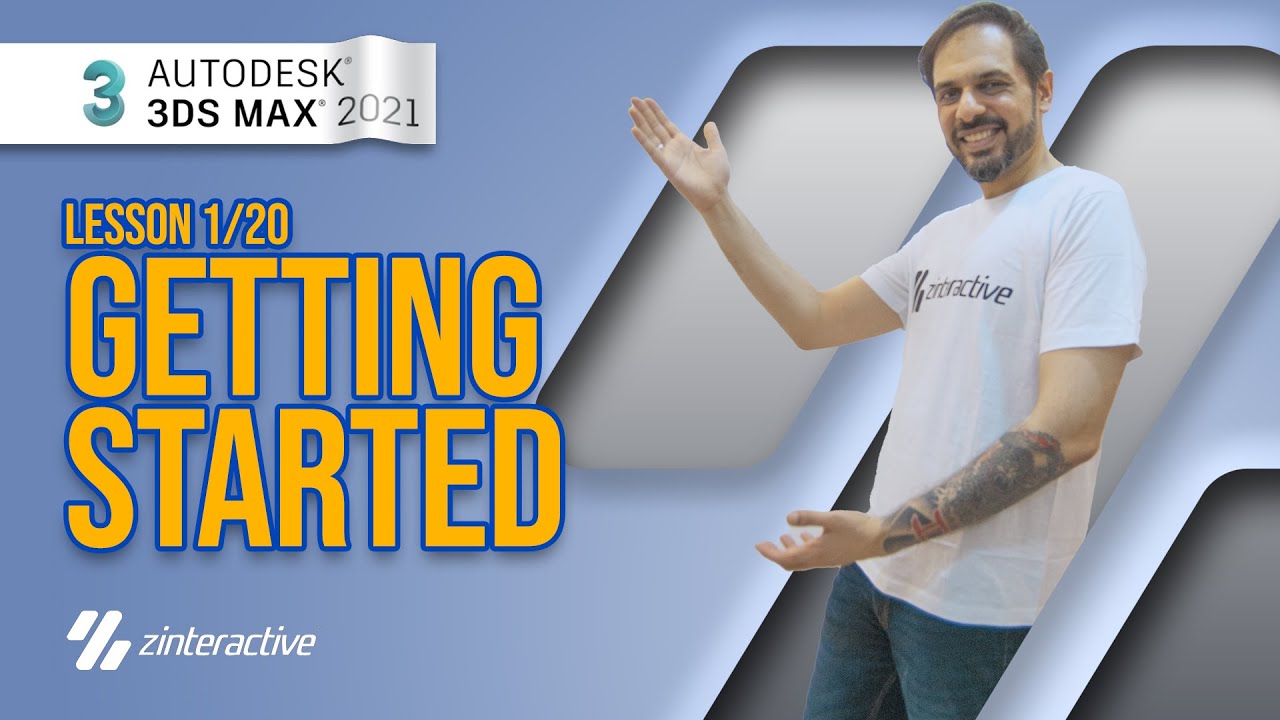 Introduction To 3d Studio Max Getting Started Lesson 1 Youtube