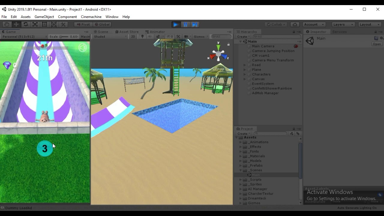 Aquapark Unity Source Code Documentation Youtube