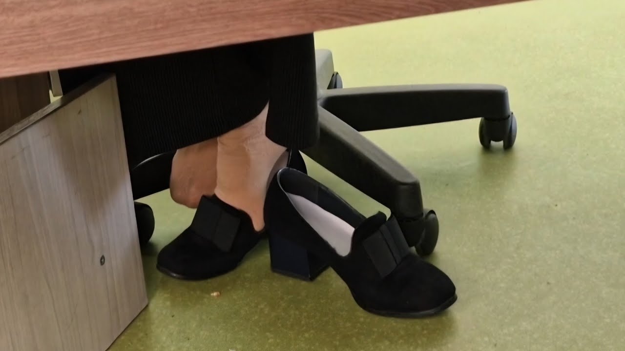 Classroom Teacher Candid Shoeplay Youtube