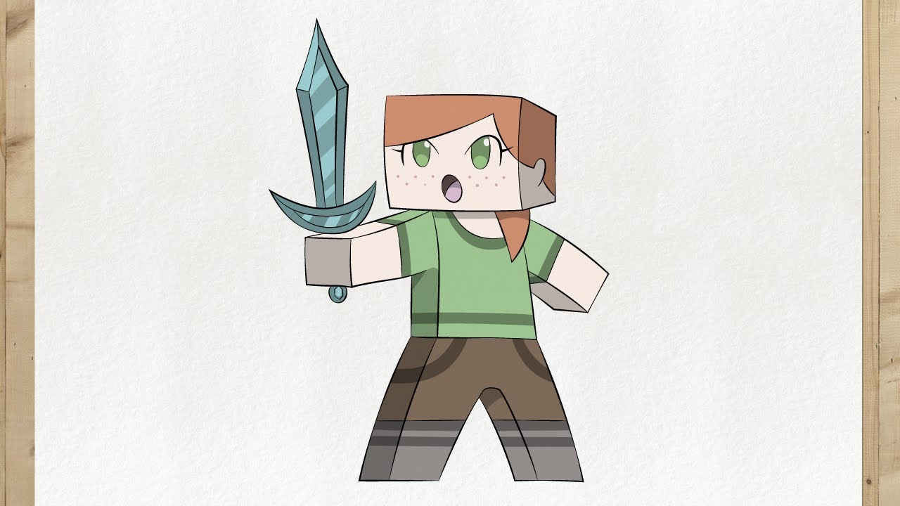 Cгіmo Dibujar A Alex рџџ Minecraft Tutorial De Dibujo Paso A Paso