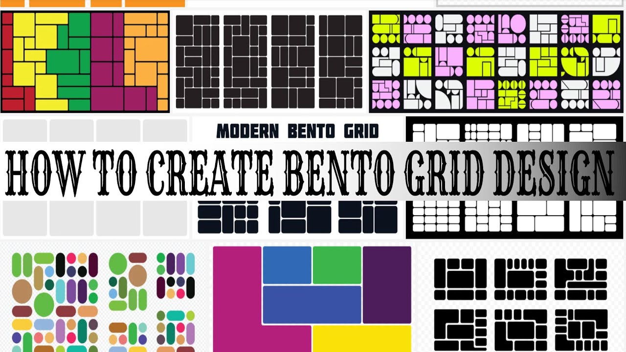 Modern Bento Grid Layout Design Ideas For Ui Ux In Adobe Illustrator