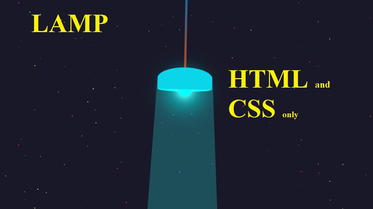 Light Lamp Html Css Animation Youtube