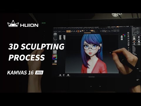 3d Character Sculpting Process Youtube
