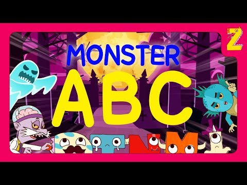 Alphabet Monsters A B C D | Learn English Alphabet | ABC Monsters ...