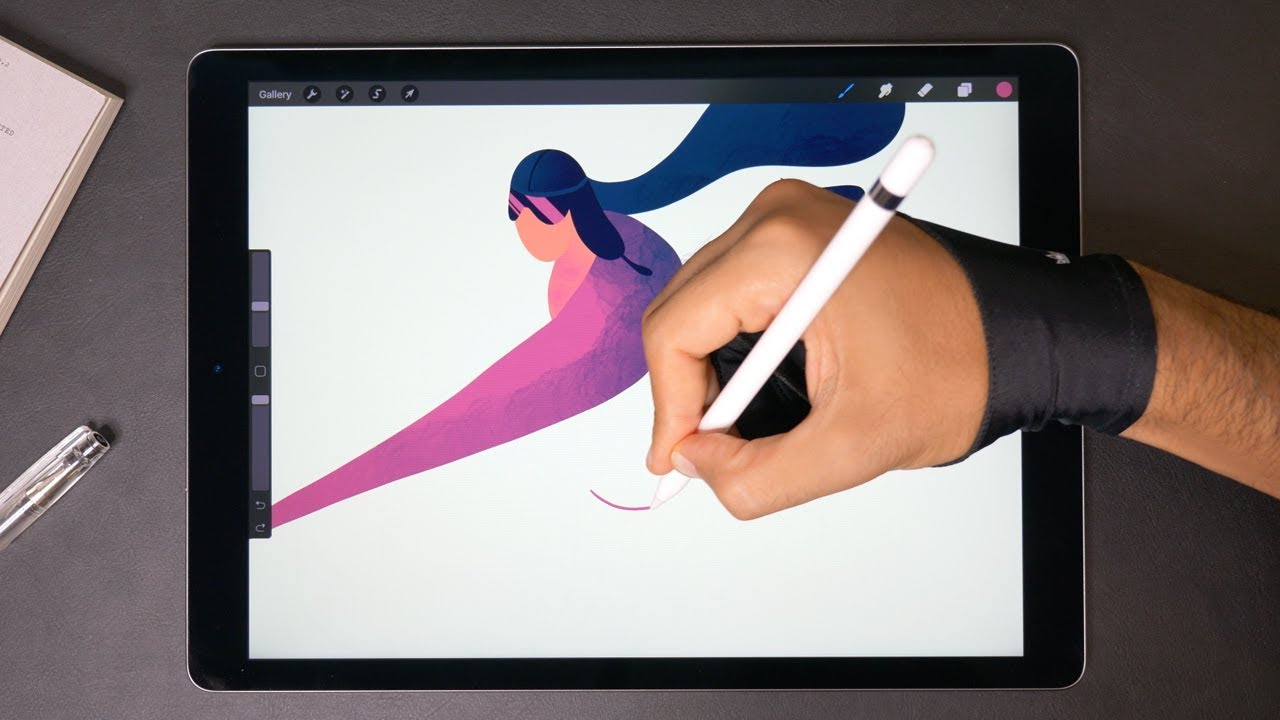 Ipad Pro Drawing Chair Flight Youtube