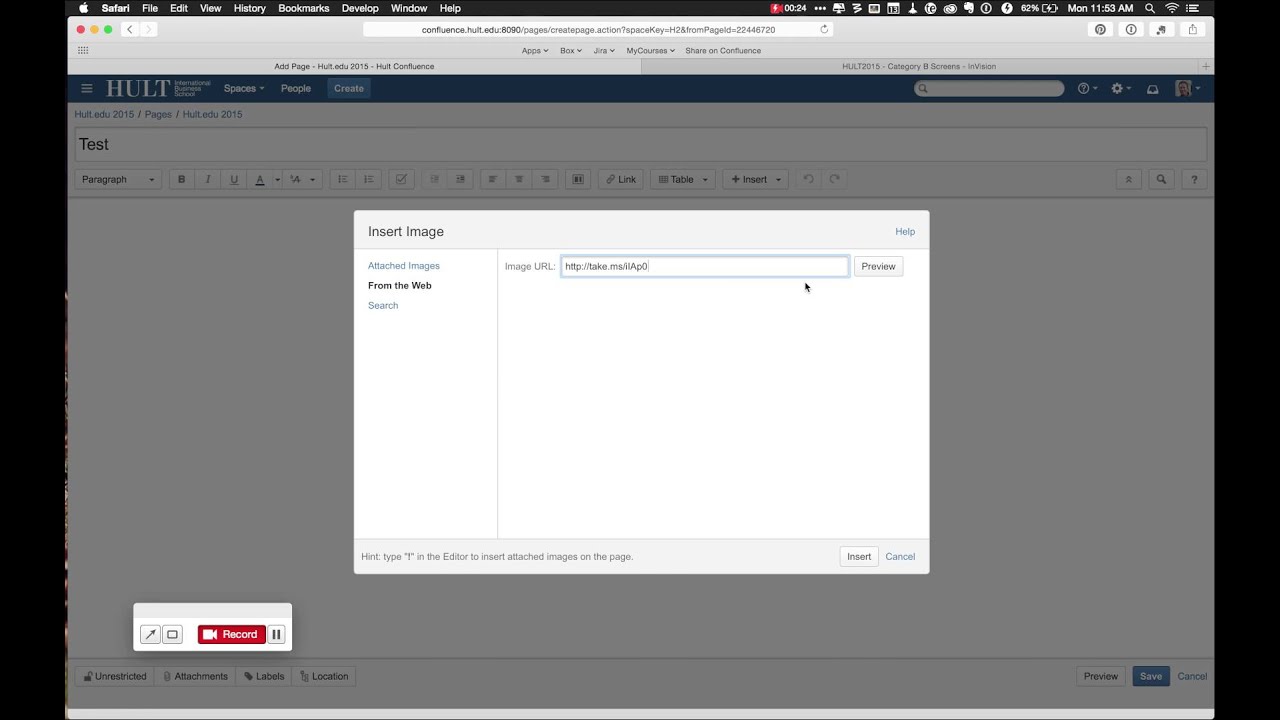 Embedding Invision Files In Confluence Youtube