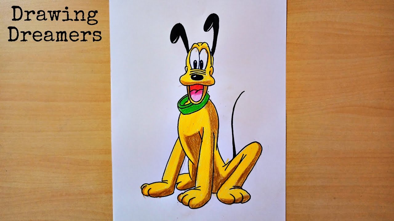 Pluto From Mickey Mouse Drawing