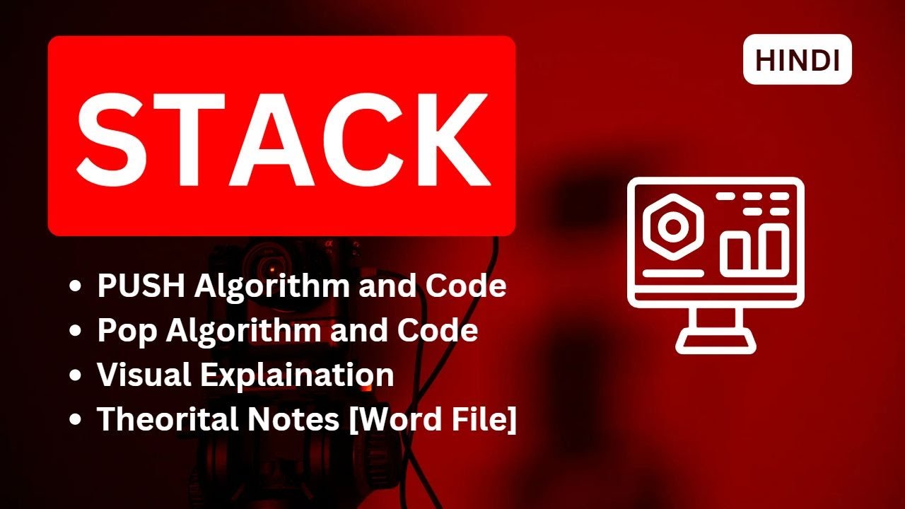 Stack Push And Pop Youtube