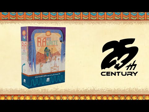 Ra And Write Board Game Trailer 25th Century Games Youtube