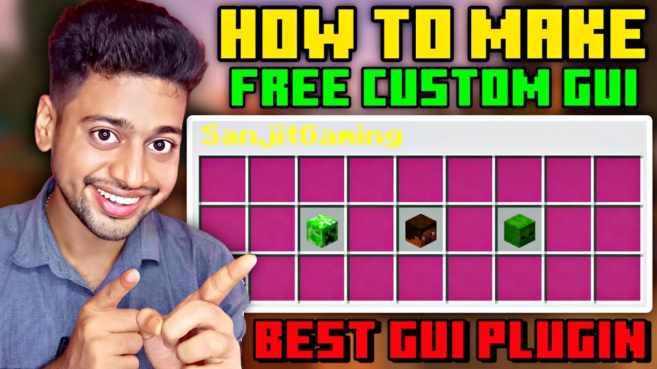How To Make Custom Gui In Minecraft Server Rxmenu Plugin Tutorial