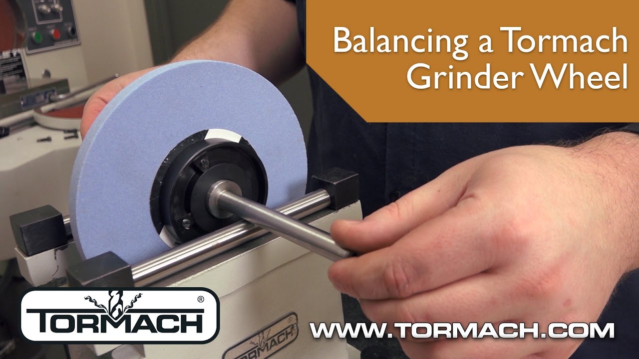 How To Balance A Grinding Wheel On A Tormach Psg 612 Grinder Youtube