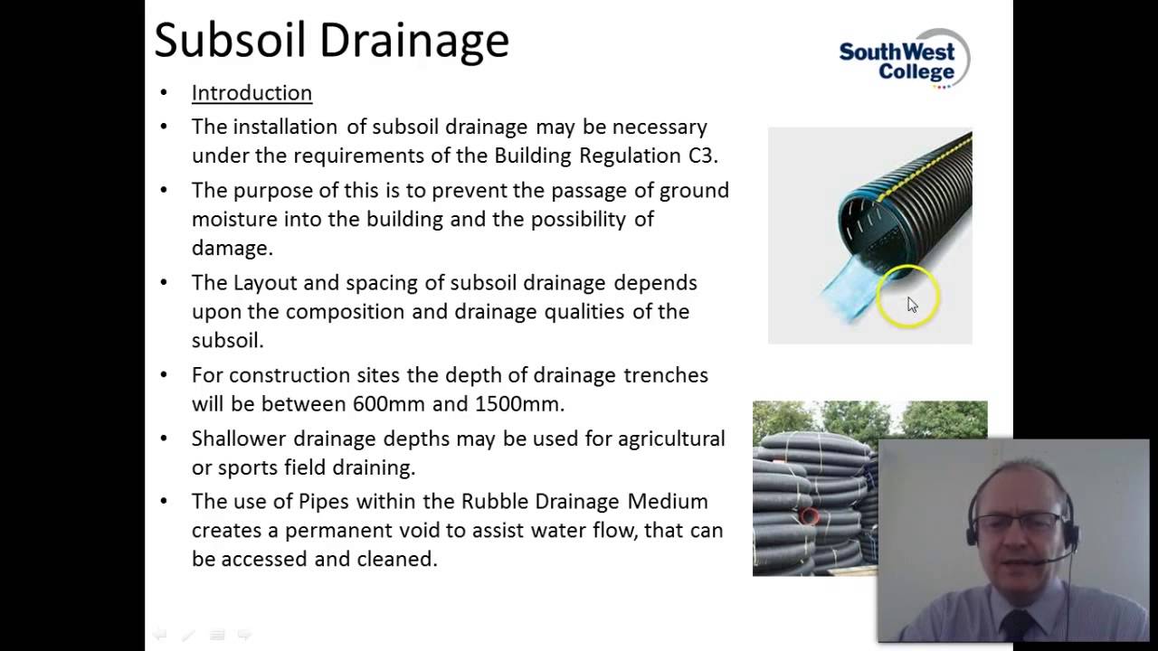 Lectureb1 Subsoildrainage Youtube