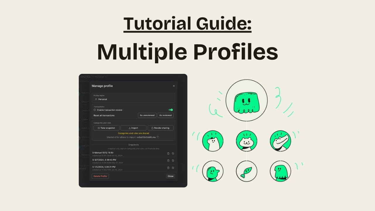 Tutorial Guide Multi Profiles Youtube