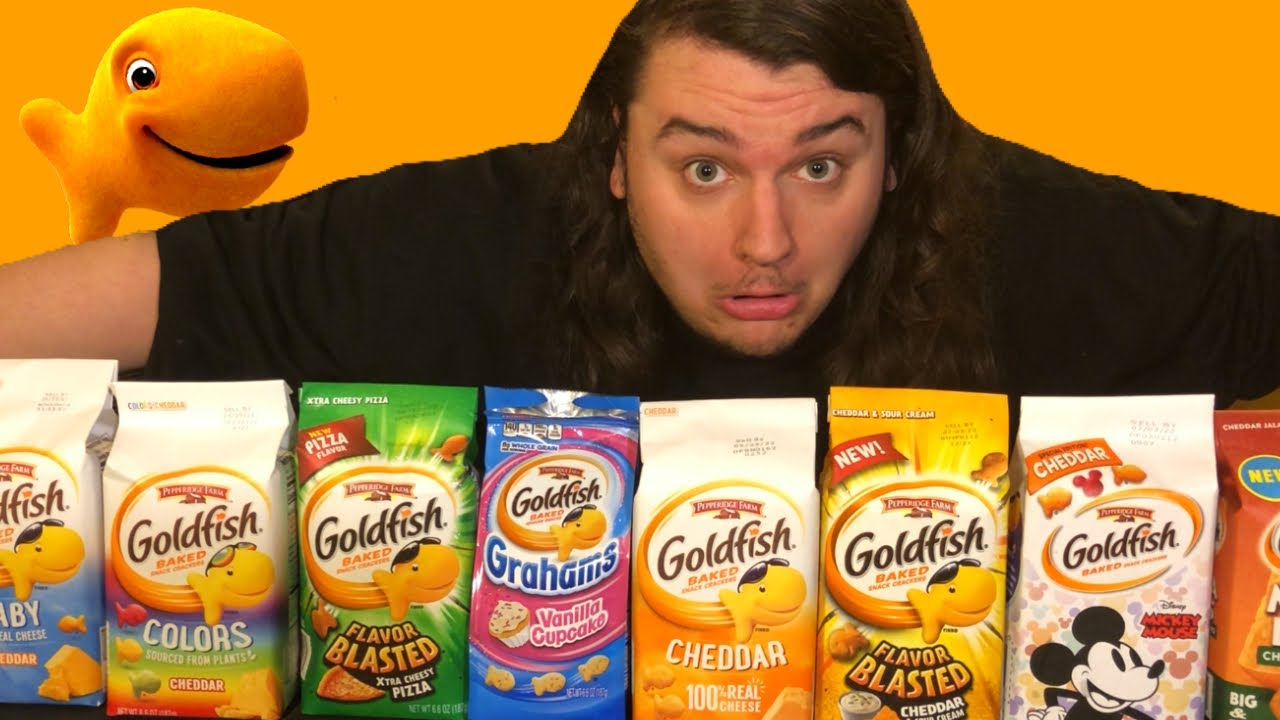 Types Of Goldfish Crackers Best Goldfish Flavors Every Single