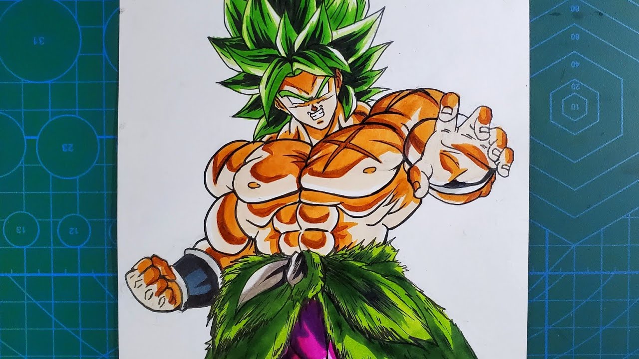 How To Draw Broly The Legendary Super Saiyan рџ ґ Step By Step Drawing