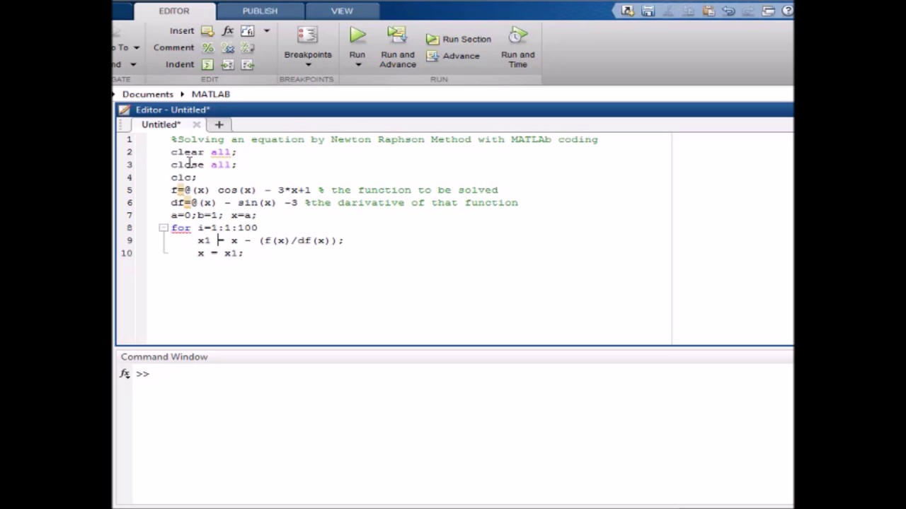 Newton Raphson Method Python Code Ctstorm