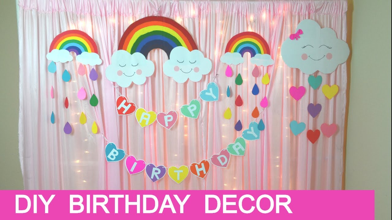 Simple Diy Birthday Party Decorations Shelly Lighting