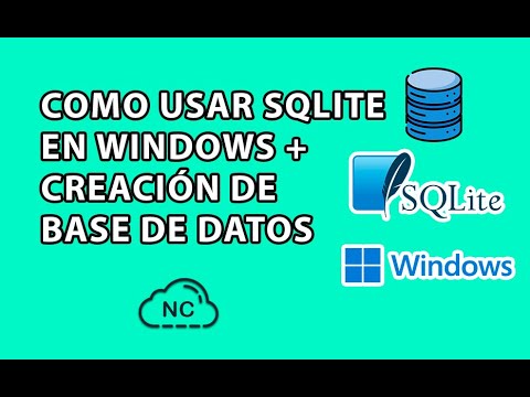 Como Usar Sqlite 3 En Windows Youtube
