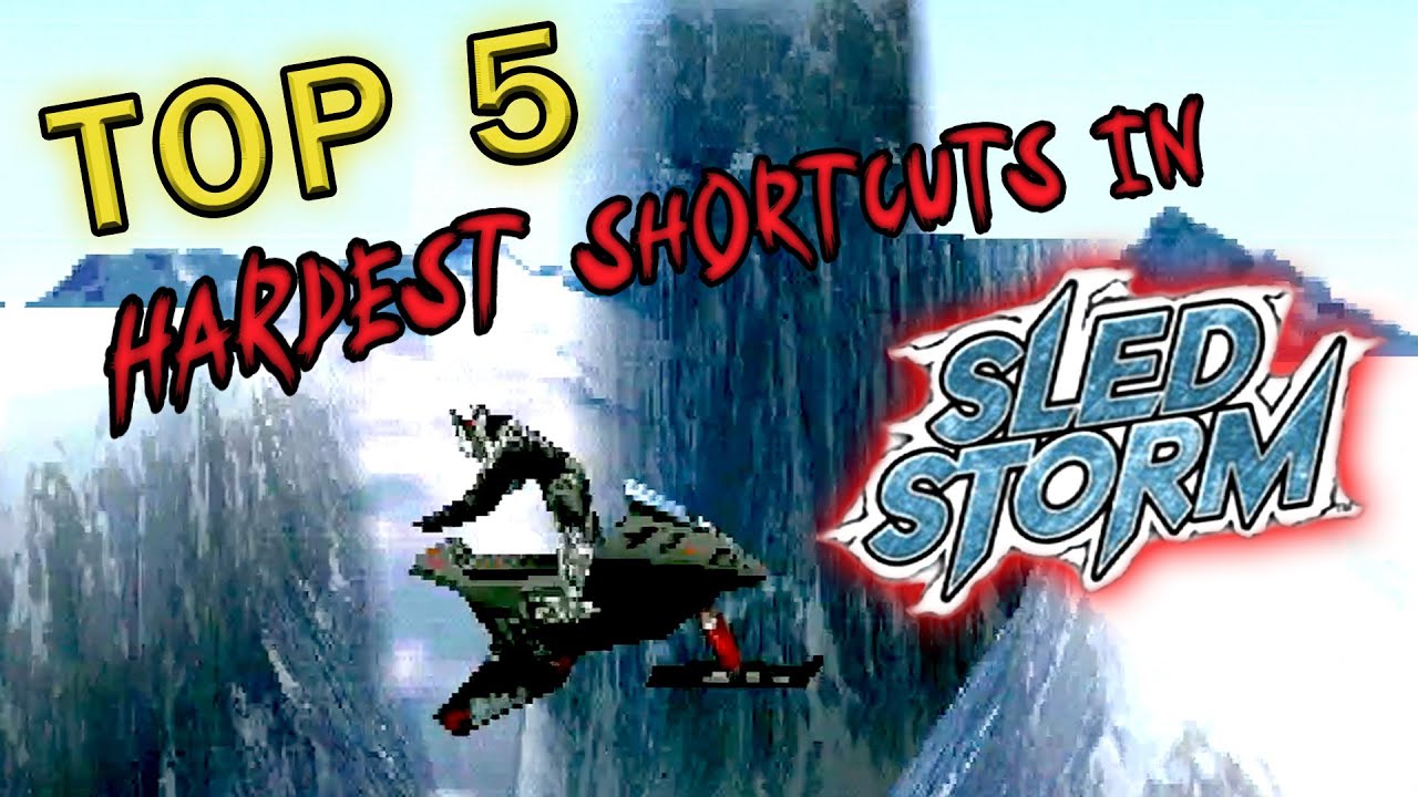 Top 5 Hardest Shortcuts In Sled Storm Youtube