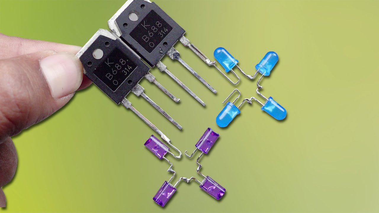 How To Make 12v Led Flasher Circuit Youtube