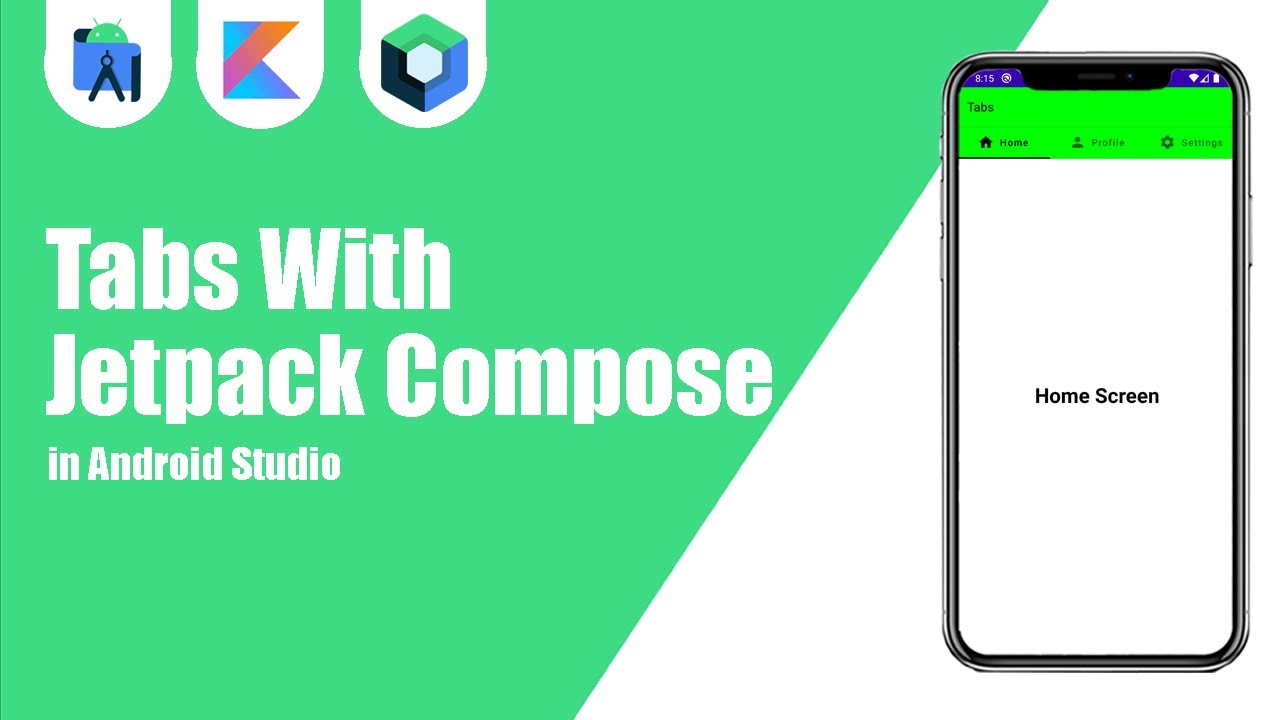 Tabs With Jetpack Compose In Android Studio Kotlin Jetpack Compose