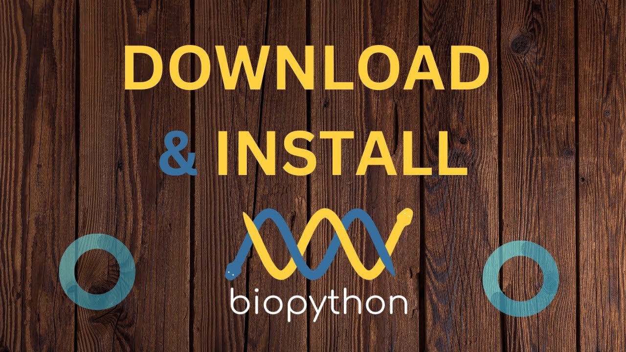 Download Install Biopython For Bioinformatics Youtube