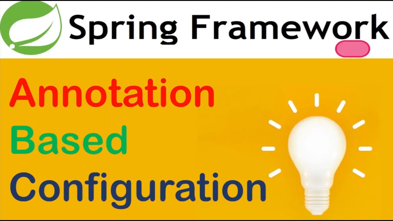 Simplifying Configuration With Annotations Spring Framework