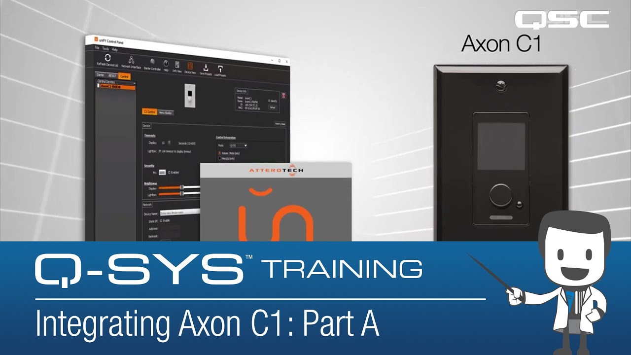 Qsc Integrating Axon C1 Part 1 Youtube