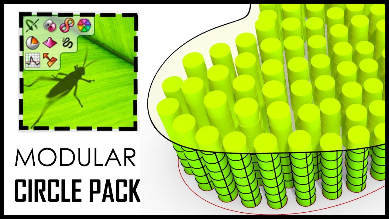 Grasshopper Kangaroo Tutorial Circle Packing Youtube