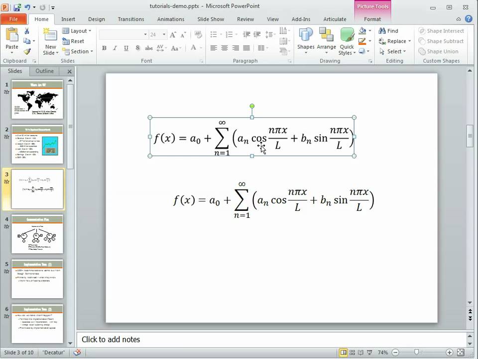 How To Write Math Equations In Powerpoint Tessshebaylo