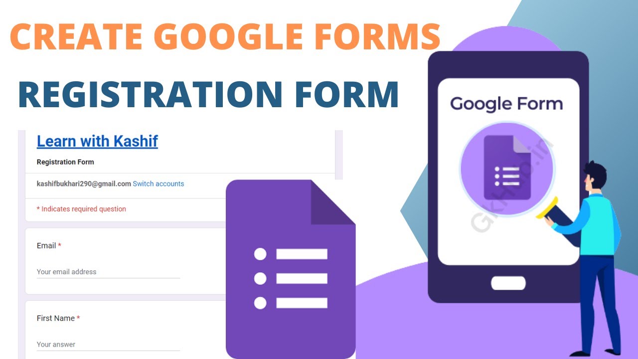 How To Create Online Registration Form Using Google Docs For