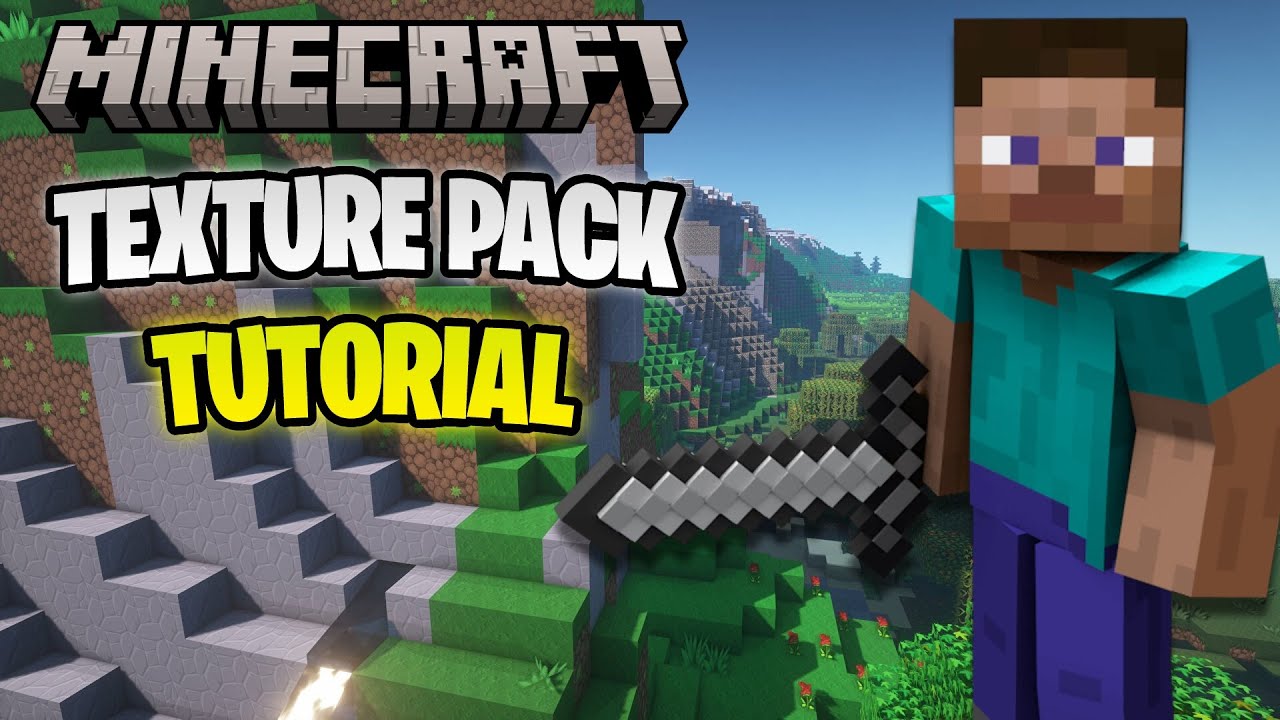 Minecraft Texture Pack Tutorial Minecraft 1 19 Youtube