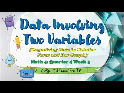 Math 4 Quarter 4 Week 5 Data Involving Two Variables Maamcee Youtube
