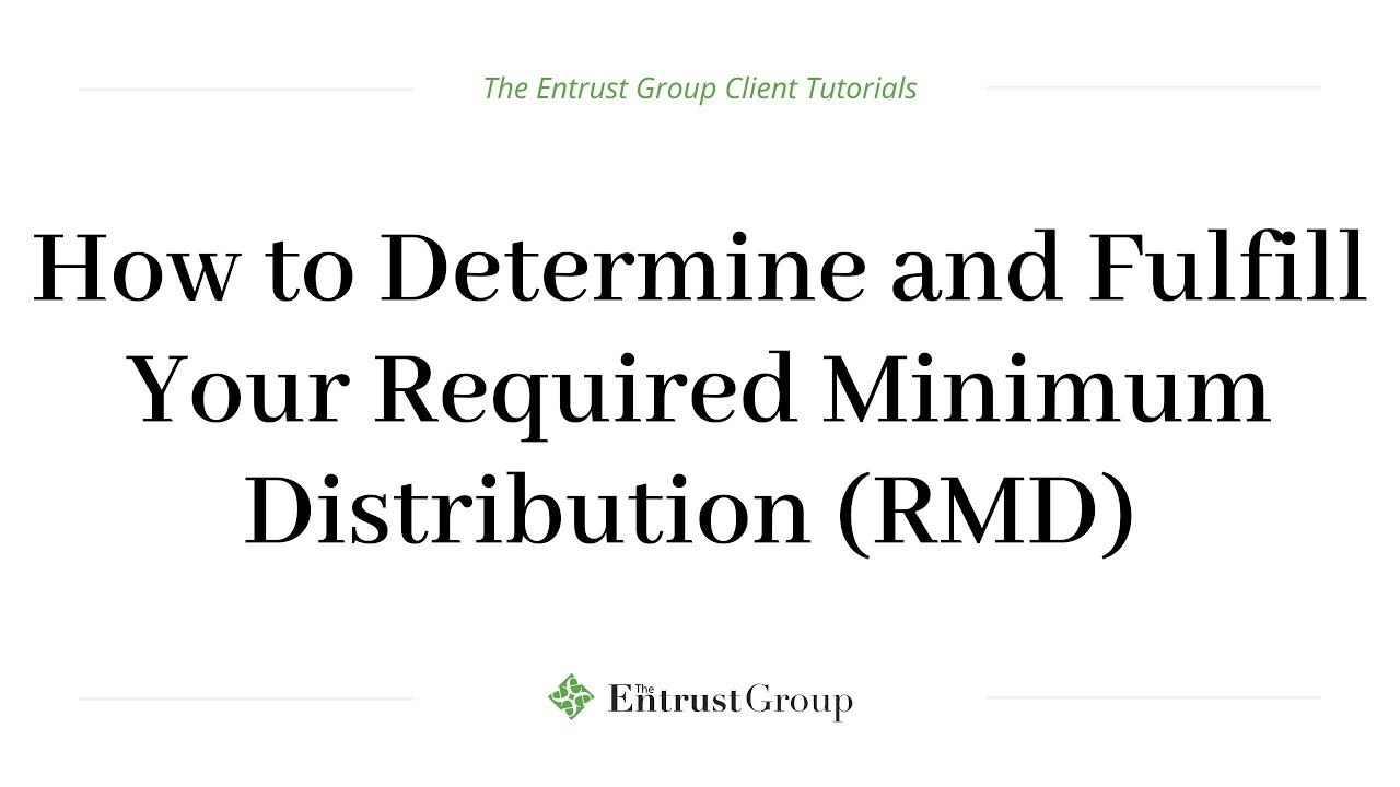 Entrust Client Tutorial How To Determine And Fulfill Your Rmd Youtube